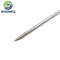 China Customized  Stainless Steel pencil point tip needle with male thread base for sale