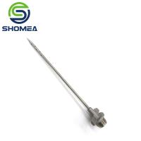 China Customized  Stainless Steel pencil point tip needle with male thread base for sale