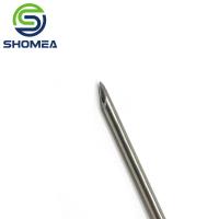 China Shomea Customized thick wall  stainless steel bent sharp needle for sale