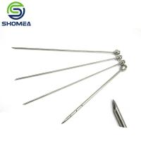 China Shomea Customized thick wall  stainless steel bent sharp needle for sale