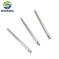 China SHOMEA Custom 304/316 Stainless Steel One Round Closed End Tube with Drilling Hole OD 0.25-15mm for sale