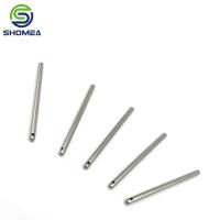 China SHOMEA Custom 304/316 Stainless Steel One Round Closed End Tube with Drilling Hole OD 0.25-15mm for sale