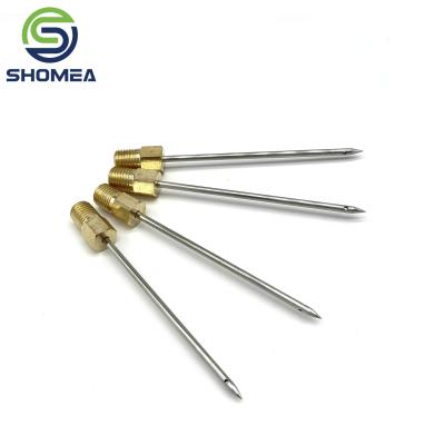 China Shomea Customized 304/316  stainless steel pencil point tip needle with M6 thread for sale