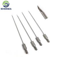 China SHOMEA Custom 23-32G Stainless Steel bent sharp tip needle with luer lock for sale