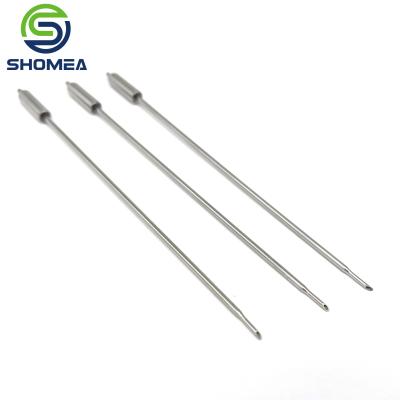 China SHOMEA Custom Small Diameter Stainless Steel Swaged needle with single bevel end for sale