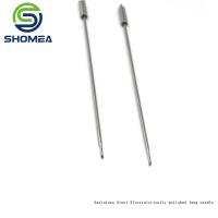 China SHOMEA Custom Small Diameter Stainless Steel Swaged needle with single bevel end for sale