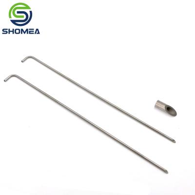 China SHOMEA Custom 21G Stainless Steel Bent Single Bevel End Needle OD 0.25-15mm for sale