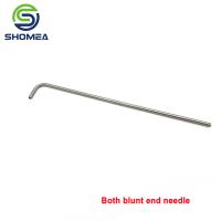 China SHOMEA Custom 21G Stainless Steel Bent Single Bevel End Needle OD 0.25-15mm for sale
