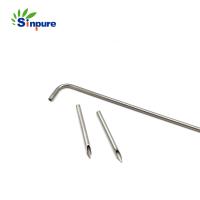 China SHOMEA Custom 21G Stainless Steel Bent Single Bevel End Needle OD 0.25-15mm for sale