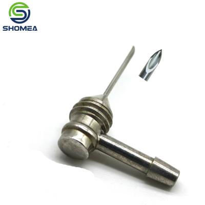 China SHOMEA Custom Electrolytic Polishing Stainless Steel Double Drinker Needle Use For Coffee Machine for sale