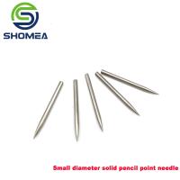 China SHOMEA Custom High Hardness Textile Steel Needle Nickel Plated OD 0.1mm 3G-32G for sale