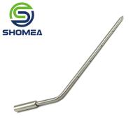 China SHOMEA Custom Electrolytic Polishing Stainless Steel Bent Needle Conical Tip OD 0.25-15mm for sale