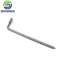 China SHOMEA Custom Electrolytic Polishing Stainless Steel Bent Needle Conical Tip OD 0.25-15mm for sale