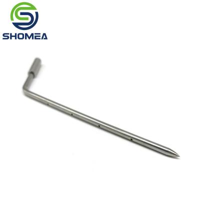 China SHOMEA Custom Electrolytic Polishing Stainless Steel Bent Needle Conical Tip OD 0.25-15mm for sale