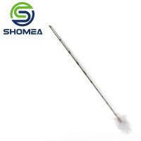 China SHOMEA Custom Stainless Steel Lancet Bevel End Needle 11G-32G with Plastic Luer Lock for sale