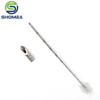 China SHOMEA Custom Stainless Steel Lancet Bevel End Needle 11G-32G with Plastic Luer Lock for sale