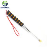 China SHOMEA Custom 1M-6M Long Stainless Steel Retractable Guide Flagpole with Foam Cotton Handle for sale