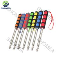 China SHOMEA Custom 1M-6M Long Stainless Steel Retractable Guide Flagpole with Foam Cotton Handle for sale