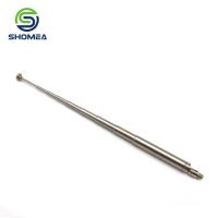 China SHOMEA Custom 17.5Ft Stainless Steel Telescopic Whip Antenna 3/8 UNF Male Thread 5-16mm OD for sale