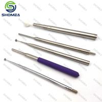 China SHOMEA Custom 8.5Ft Stainless Steel Telescopic Whip Antenna 3/8 UNF Male Thread 5-16mm OD for sale