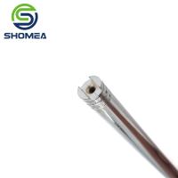 China SHOMEA Customized Chrome Plated Brass Radar Telescopic Antenna With Metal Cap for sale