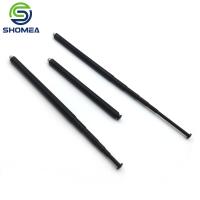 China SHOMEA Customized Black Stainless Steel Telescopic Antenna With Male Thread for sale