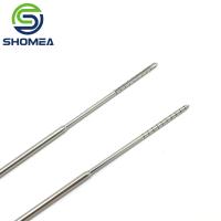 China SHOMEA Custom Electrolytic Polishing Stainless Steel Bent Tip Needle Single Bevel End 0.25-15mm OD for sale