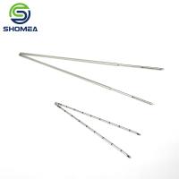 China SHOMEA Custom Electrolytic Polishing Stainless Steel Curve Needle OD 0.25-15mm Laser Marking for sale
