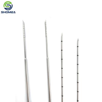 China SHOMEA Custom Electrolytic Polishing Stainless Steel Bent Tip Needle Single Bevel End 0.25-15mm OD for sale