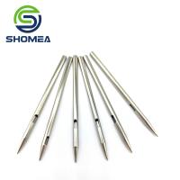 China SHOMEA Custom Thin Wall Stainless Steel Cut Slot Needle Pencil Point Tip 0.25-15mm OD for sale