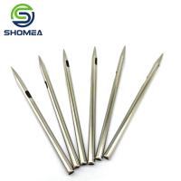 China SHOMEA Custom Thin Wall Small Diameter 304/316 Stainless Steel Pencil Point Needle with Cut Slot 0.25-15mm OD for sale