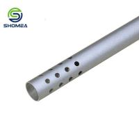 China SHOMEA Custom 304/316 Stainless Steel Perforated Tube OD 0.25-15mm Wall 0.05-3mm for sale