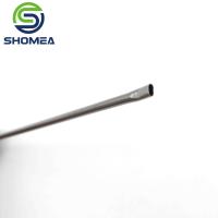 China SHOMEA Custom Thin Wall 304 316 Stainless Steel Flat Tube 0.25-15mm OD for Medical Equipment for sale