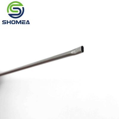 China SHOMEA Custom Thin Wall 304 316 Stainless Steel Flat Tube 0.25-15mm OD for Medical Equipment for sale