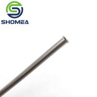 China SHOMEA Custom Small Diameter 304/316 Seamless Stainless Steel Flat End Tube OD 0.25-15mm for sale