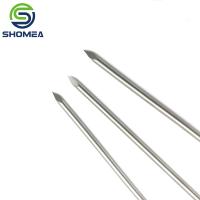 China SHOMEA customized Electrolytic polishing Solid Stainless Steel Triple Bevel end needle for sale