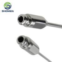 China SHOMEA customized Electrolytic polishing Single hole Lipsuction Tube with threaded luer lock for sale