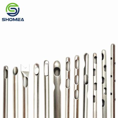 China SHOMEA Customized 304/ 316 Stainless Steel Perforated needle with bevel end sharp for sale