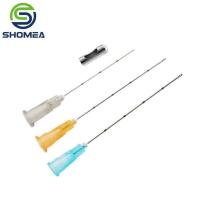 China SHOMEA Custom 304/316 Stainless Steel Fat Filled Needle with Plastic Hub 0.25-15mm OD for sale