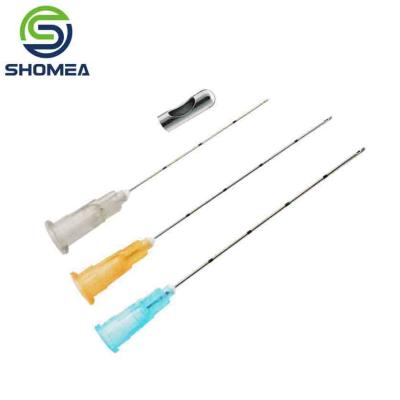 China SHOMEA Custom 304/316 Stainless Steel Fat Filled Needle with Plastic Hub 0.25-15mm OD for sale