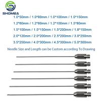 China SHOMEA Custom 304/316 Stainless Steel Fat Filled Needle with Plastic Hub 0.25-15mm OD for sale