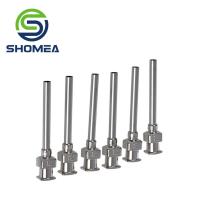 China SHOMEA Custom 0.5-2.3mm Diameter 304 316 Stainless Steel Blunt Tip Dispensing Needle for sale