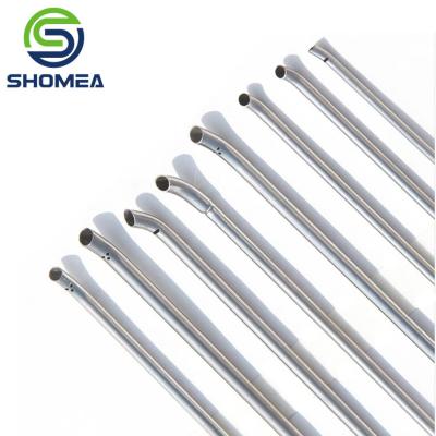 China SHOMEA Custom Thin Wall Medical Stainless Steel Curved Endoscopic Suction tubes for sale