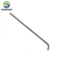 China SHOMEA Custom Thin Wall Medical Stainless Steel Curved Endoscopic Suction Cannula 0.25-15mm OD for sale