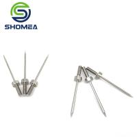China SHOMEA Customized Solid Medical Stainless Steel Conical needle with male thread base for sale