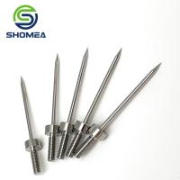 China SHOMEA Customized Solid Medical Stainless Steel Conical needle with male thread base for sale