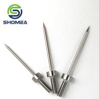 China SHOMEA Customized Solid Medical Stainless Steel Conical needle with male thread base for sale