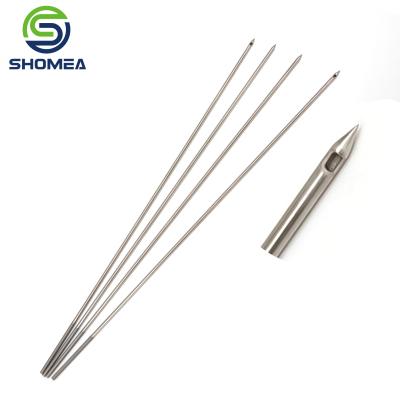 China SHOMEA Customized 16G 18G Stainless Steel Side Hole Needle Pencil Point Tip 0.25-15mm OD for sale