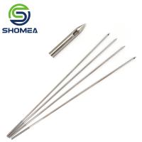 China SHOMEA Customized 16G 18G Stainless Steel Side Hole Needle Pencil Point Tip 0.25-15mm OD for sale