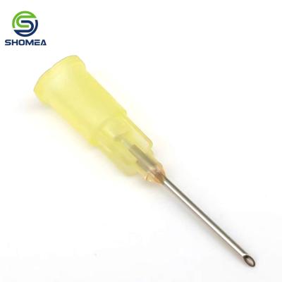 China SHOMEA Custom 304 316 Stainless Steel Glue Dispensing Needle with Plastic Hub Base 3G to 32G for sale